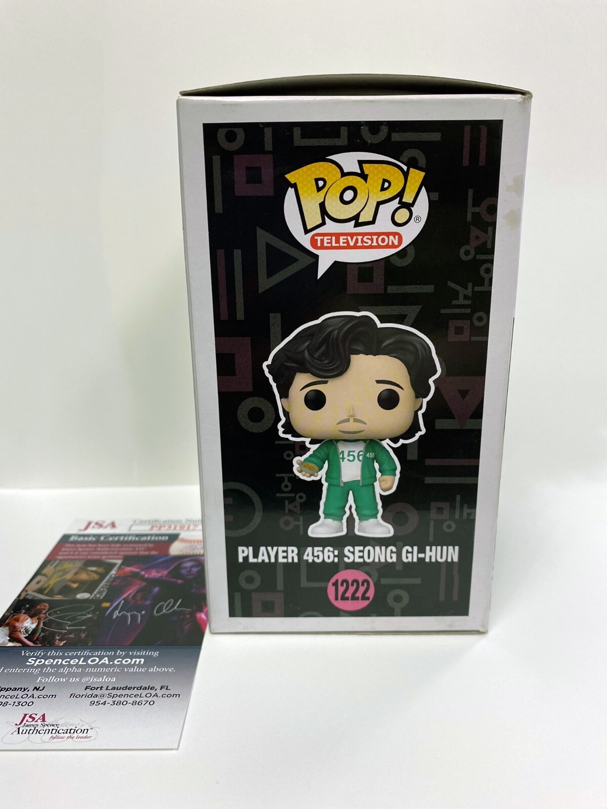 LEE JUNG-JAE "Squid Game - Seong Gi-Hun" Autograph Signed Funko Pop ...