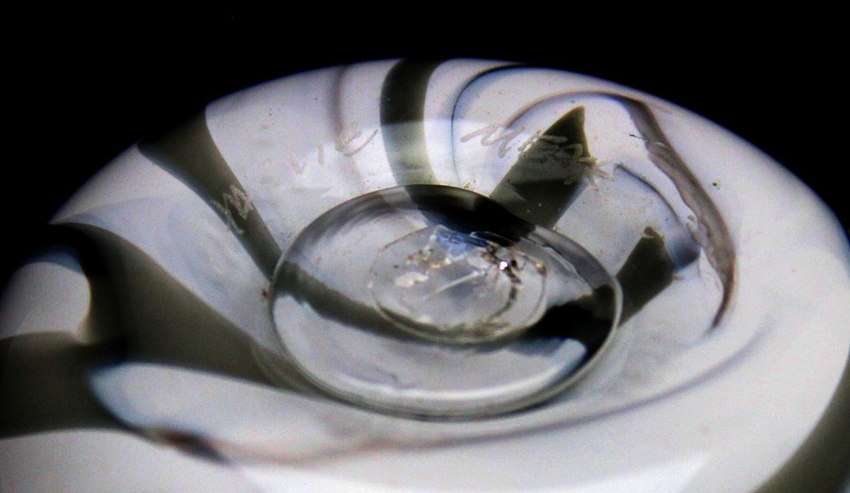 design art glass Vase Charlie Meaker 1981, Montana USA, UK & Denmark ...