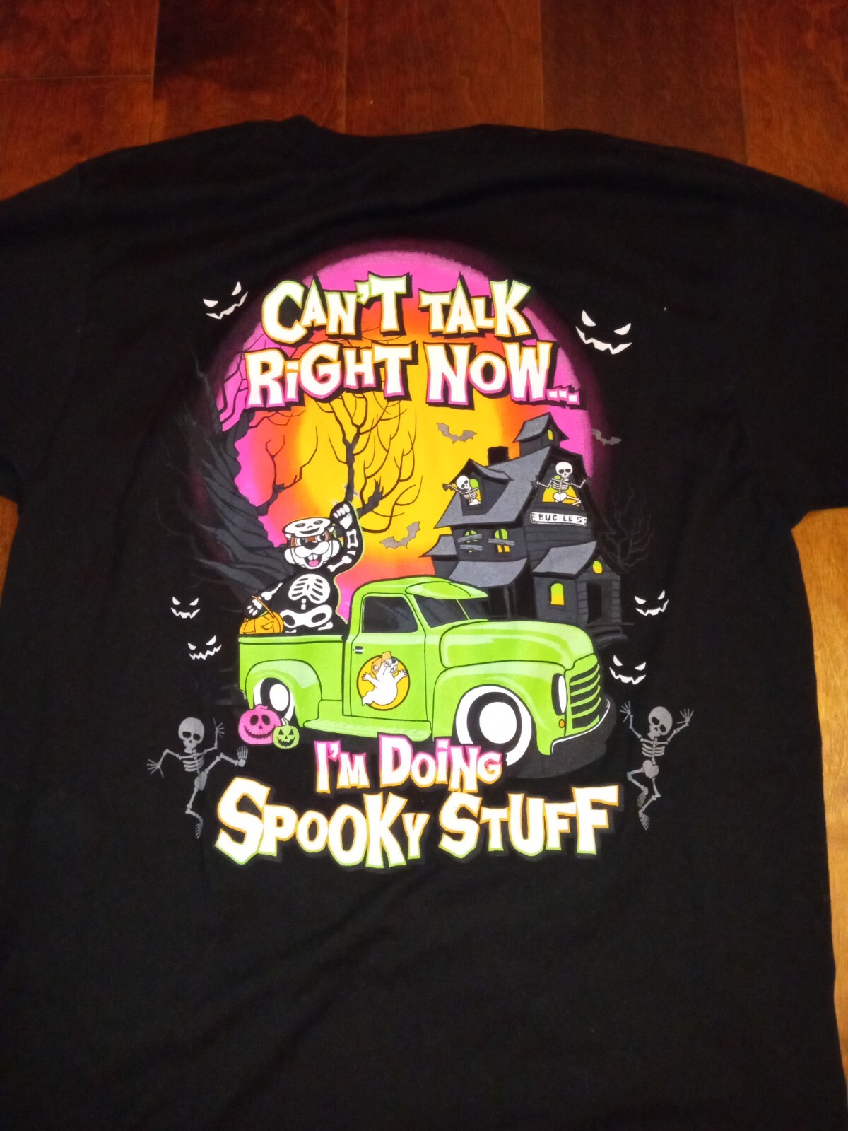 Buc-ees Halloween Glow in Dark Spooky Stuff T-shirt A… - Gem
