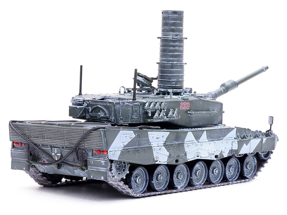 LEOPARD 2A4 TANK W/SNORKEL "WINTER CAMO" NORWAY ARMY 1/72 PANZERKAMPF ...