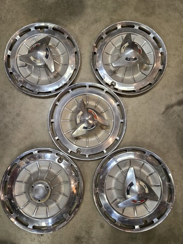 1962 Chevrolet Impala SS 14" Spinner Hubcaps Lot Of 5 Hub Caps | eBay