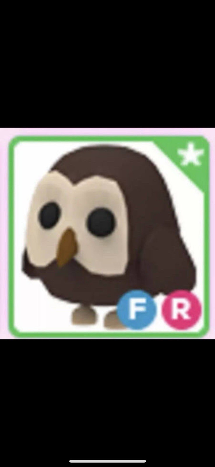 Roblox Adopt Me! Flyable Rideable Owl Virtual Pet Video Game ...