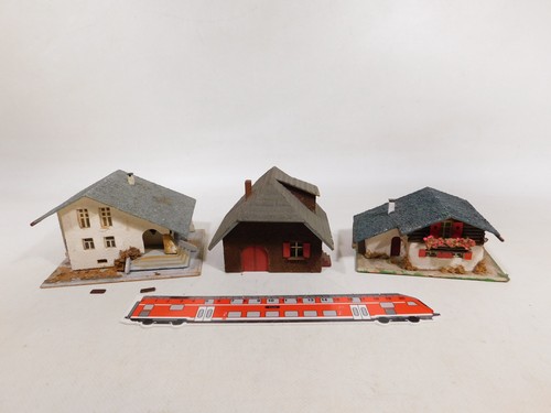 DG588-0,5# 3x Faller H0 Difetto-Modelle No 289 Ecc. Legno/Intonaco/50 ...