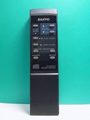 Sanyo Audio Remote Control Ph-Wcd660 Disinfected Cleaned | eBay