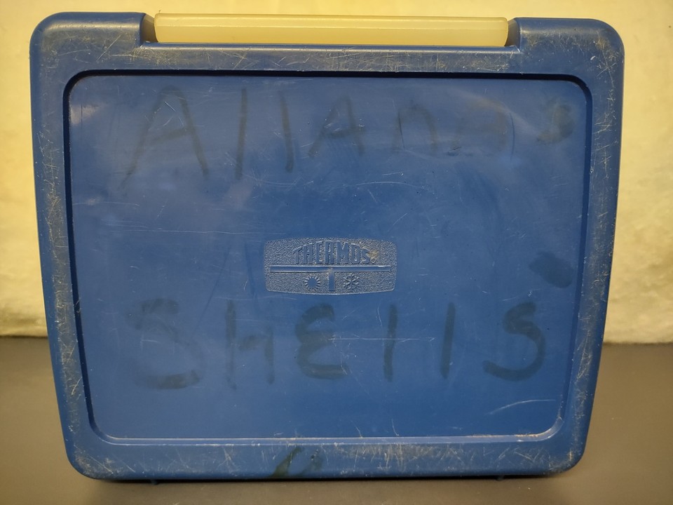 Vtg 1985 Used WWF Lunch Box Hulk Hogan Andre The Giant Roddy Piper ~ No ...