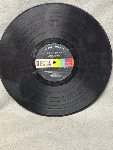 VINTAGE THE WHO VINYL LP 'SELL OUT' DECCA RECORDS DL 74950 STEREO GOOD ...