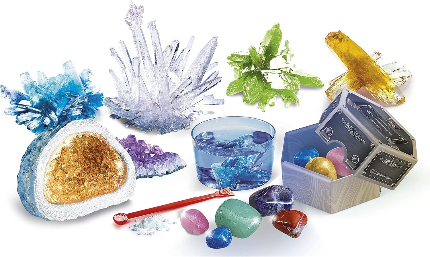 Clementoni Lab Giants And Precious Stones-Laboratory Crystals Children ...