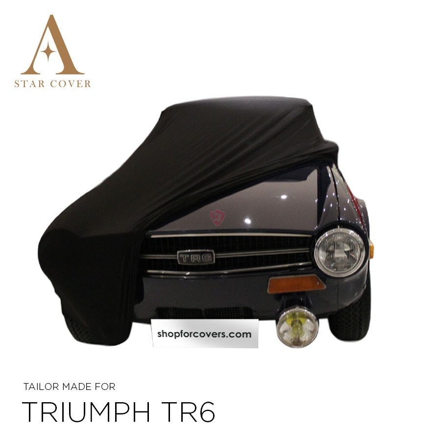 INDOOR CAR COVER FOR A TRIUMPH TR4 & TR6 TAILOR MADE BLACK COVER NEW | eBay