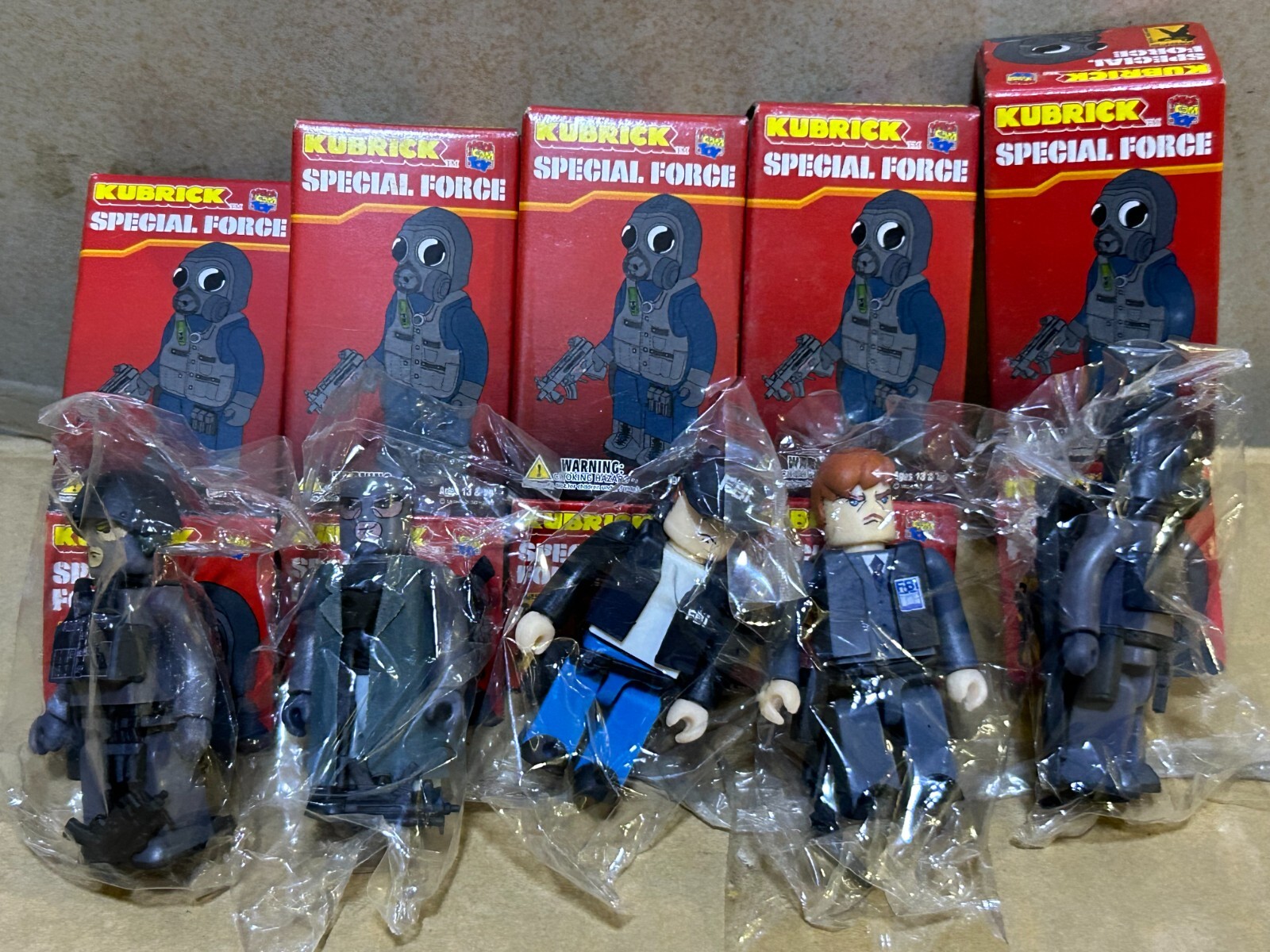 MEDICOM SAS 1 Special Force Series Kubrick MSFS FBI TERRORIST 5pcs | eBay