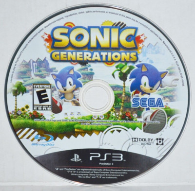 Sonic Generations (Sony PlayStation 3, 2011) PS3 Video Game MINT🔥 ...
