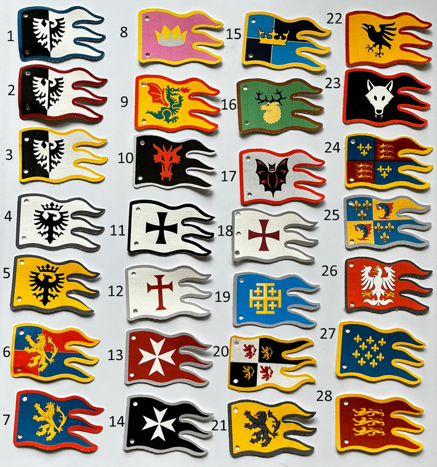 Custom Flags for Lego Castle and Medieval | eBay