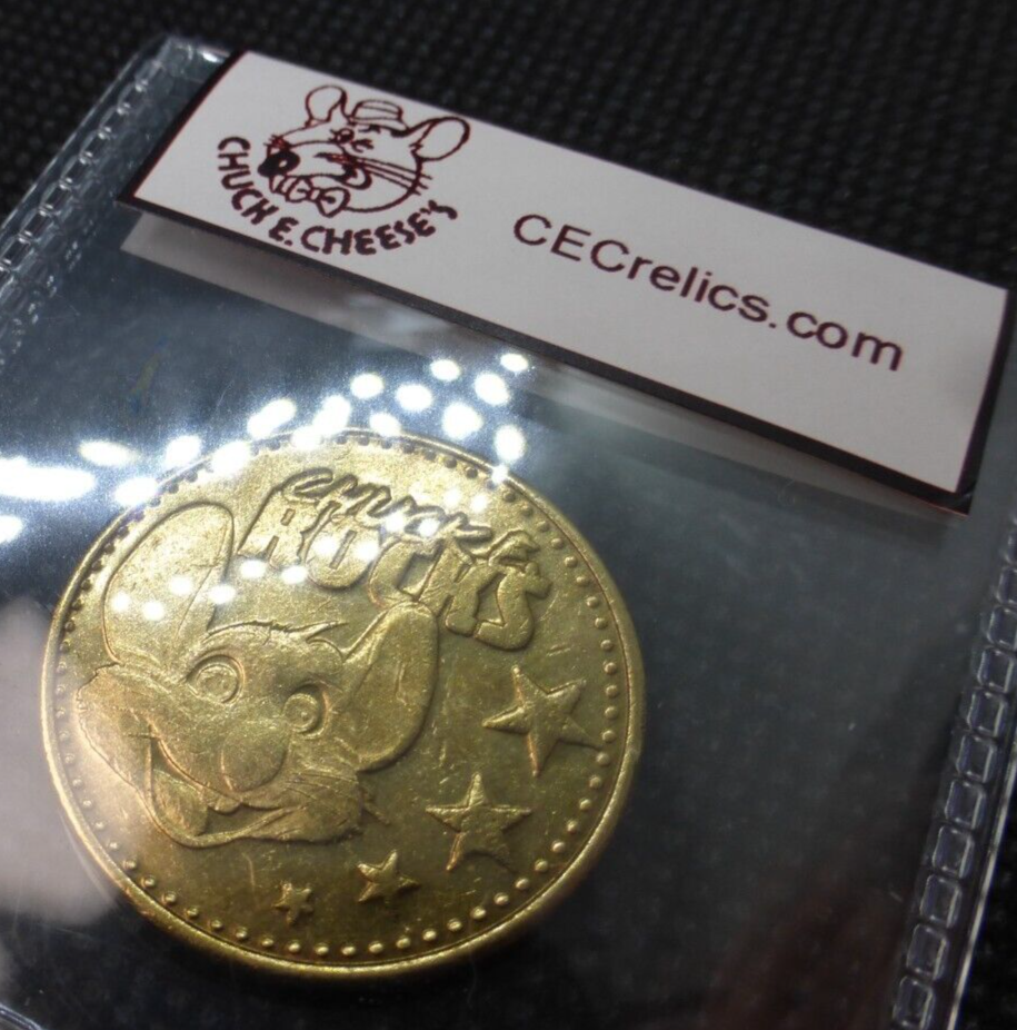 Chuck E. Cheese Token, Type 4 (1995-2013) Chucky Cheese's CECrelics Buy ...