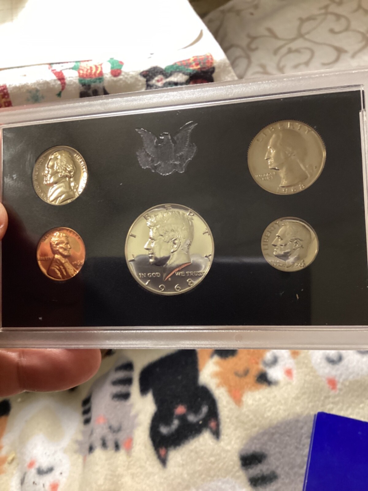 SCARCE: 1968S US MINT 5 COINS’ GEM PROOF SET with KENNEDY 40% SILVER HALF DOLLAR | eBay
