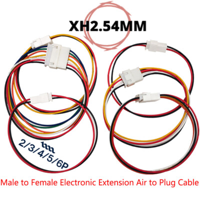 Male to Female Pair Plug Electronic-Extension-Air Pair Cable XH2.54MM 2 ...
