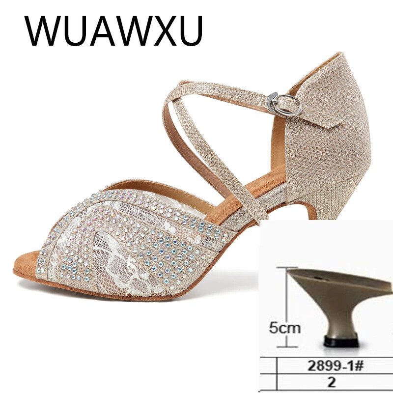 Latin Dance Shoes Women High Heel Dance Party Performance Heel Fashion ...