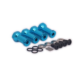 2Pc Alloy 12mm Hex 24mm Wheel Extension Adapter For RC 1/16 Traxxas ...