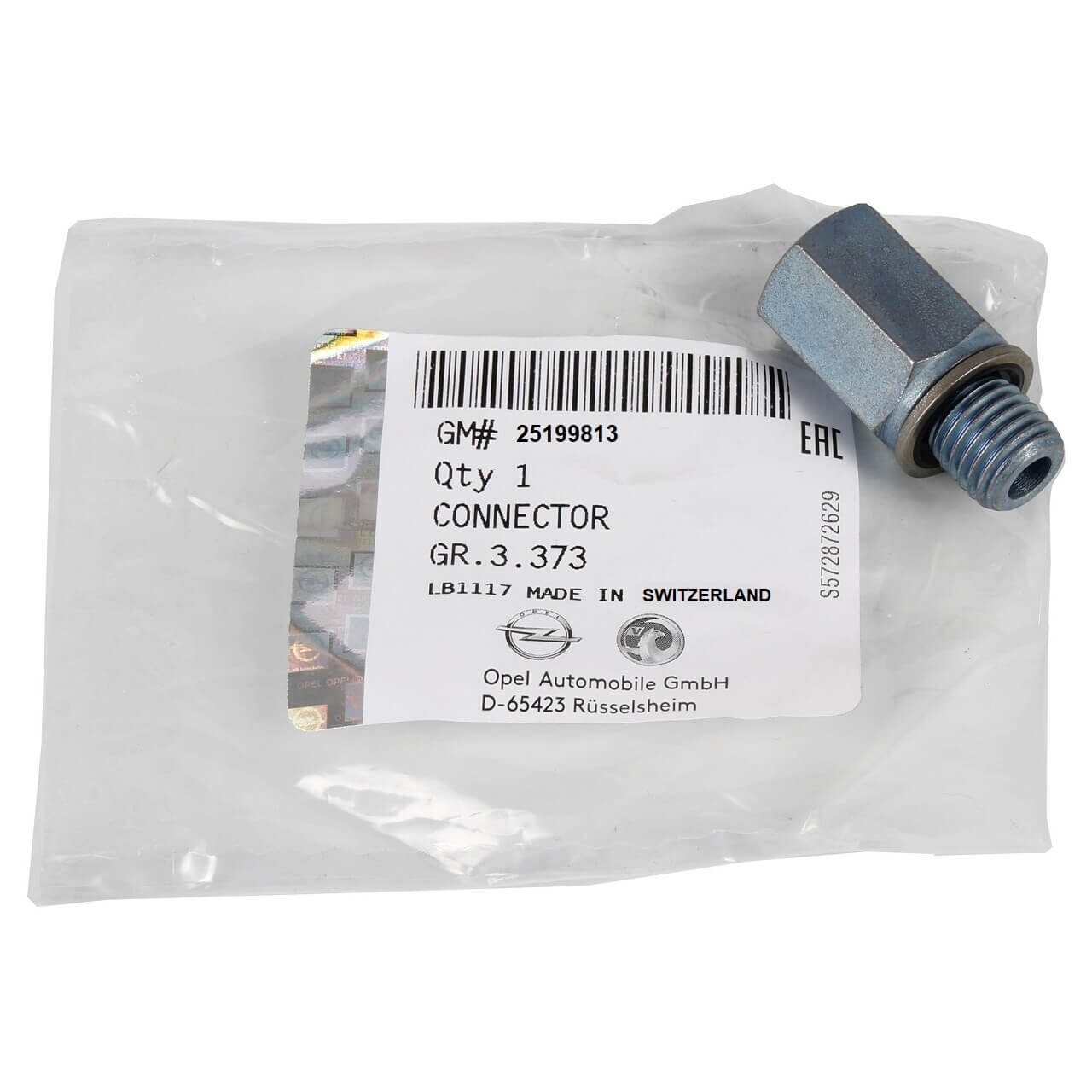 Genuine Vauxhall Turbocharger Feed Return Coolant Pipe Tube Connector ...