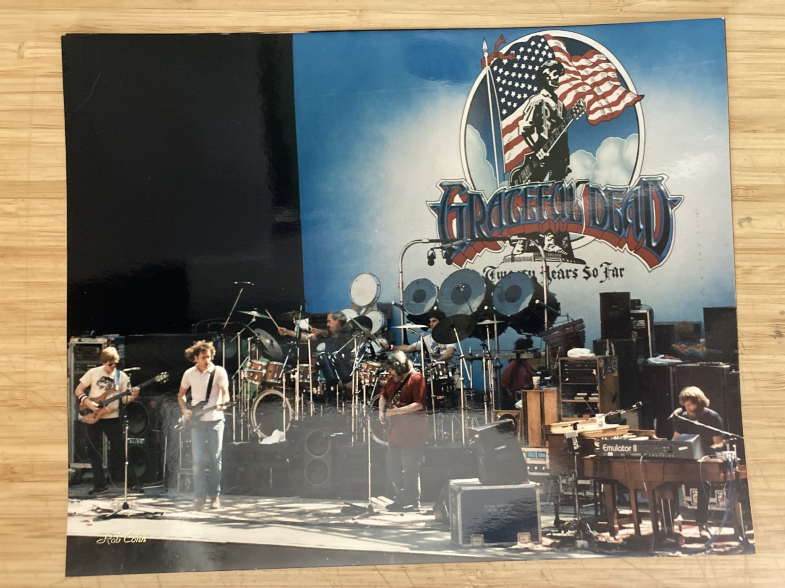 Original Rob Cohn Grateful Dead Glossy 8x10 Concert Photo Greek Theatre ...