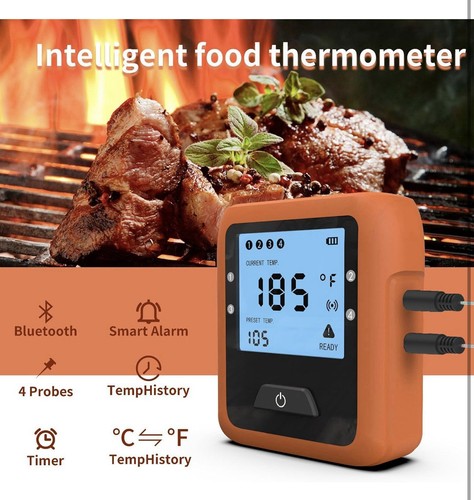 Bluetooth Wireless Meat Thermometer Digital with 4 Probes | eBay