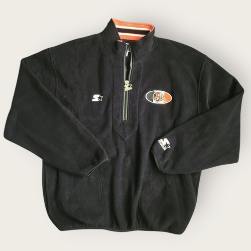 Starter Pro Line NFL Sweater 1/4 Zip Men's L Pullover Cincinnati ...