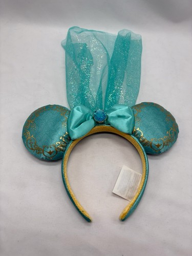 2024 Disney Parks Aladdin Jasmine Princess Veil Minnie Mouse Ears ...