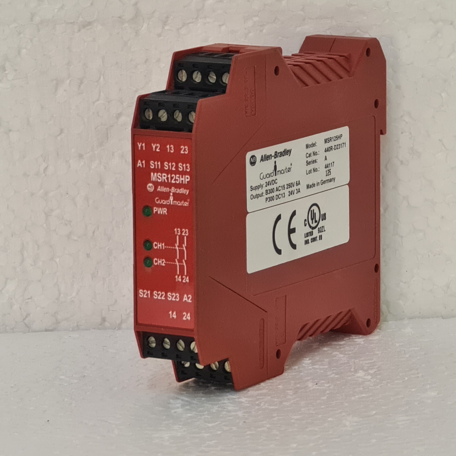 Allen Bradley 440R-D23171 SER. A Safety Relay MSR125HP | eBay