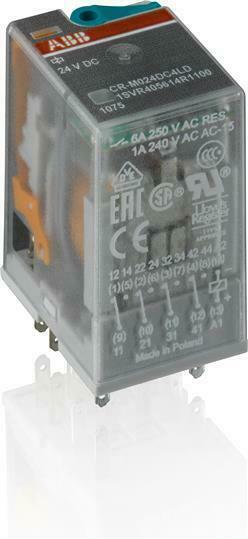 ABB 1SVR405611R1000 Cube Relay 24vdc Cr-m024dc2 8 Pin for sale online ...