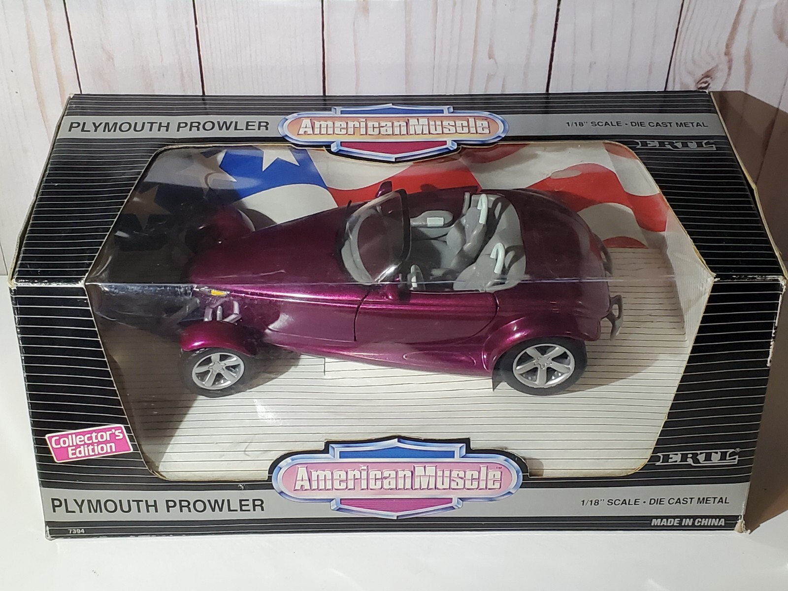 Ertl American Muscle Plymouth Prowler Concept Car 1:18 Scale 1995 ...