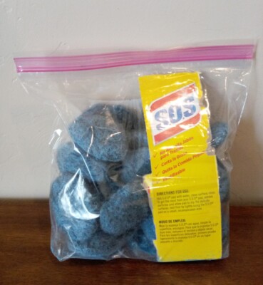 SOS Clorox 18 PACK Steel Wool Pads Reusable Soap Filled, NOB | eBay