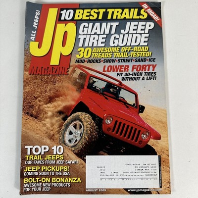 JP Magazine August 2009 Magazine Giant Jeep Tire Guide Top 10 Trail ...