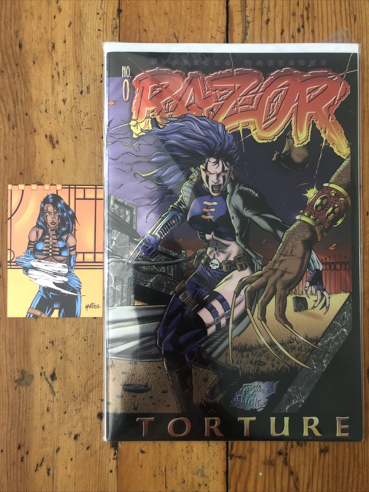 Everette Hartsoe’s Razor: Torture #0 w/ Chromium Cover & Trading Card ...