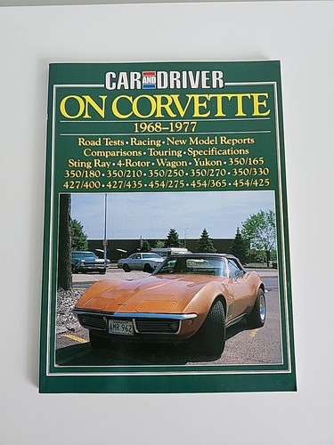 Car and Driver on Corvette 1968-1977 Brooklands Books Car and Driver | eBay