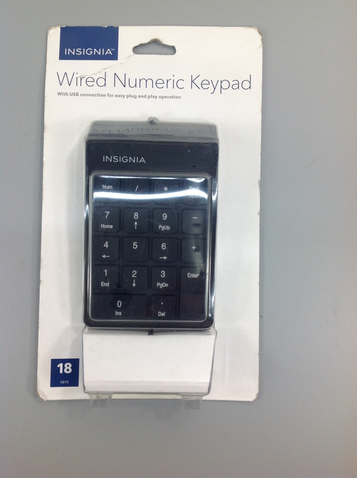 USB Wired Numeric Ten Keypad Number Pad Keyboard 18 Keys | eBay