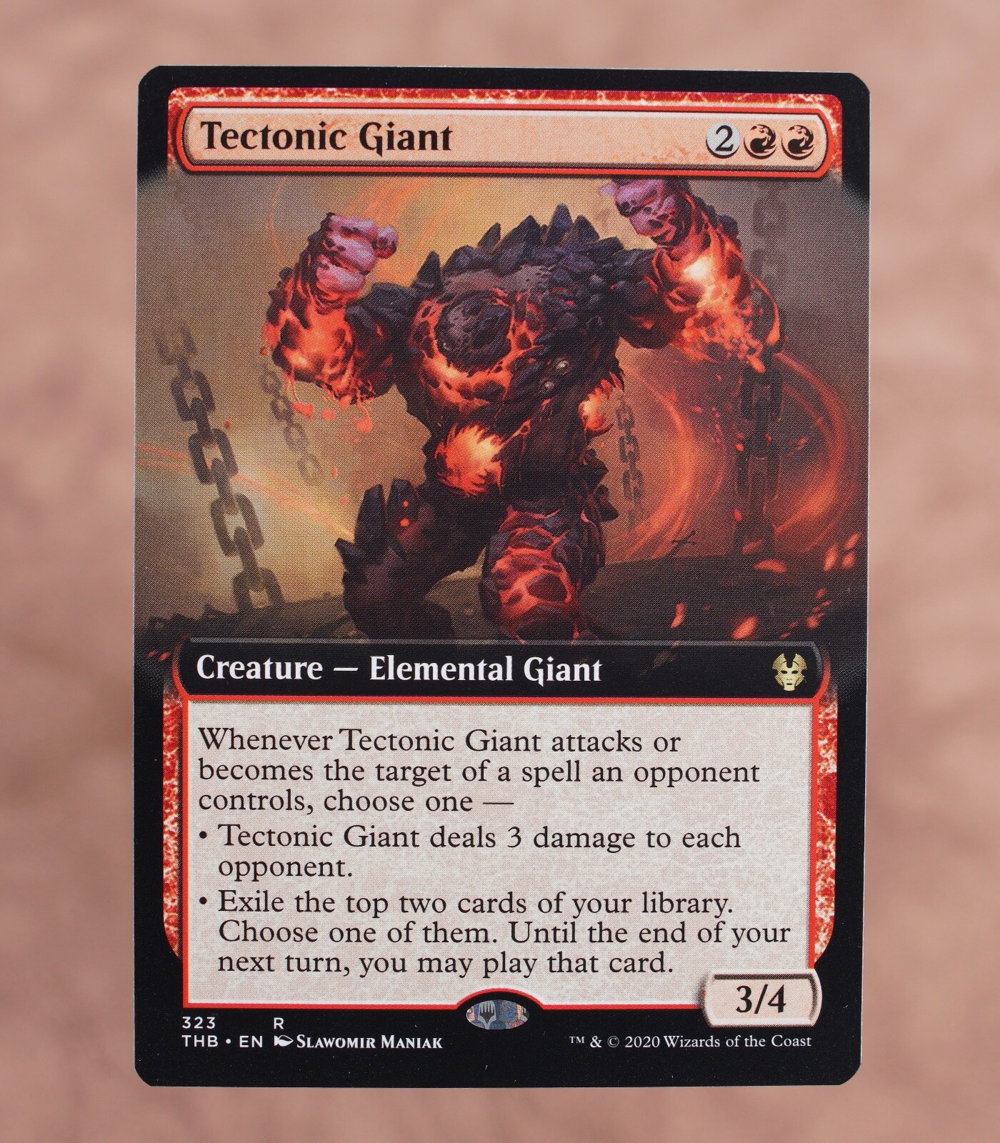 MTG :: Tectonic Giant :: THB #323 Extended | eBay