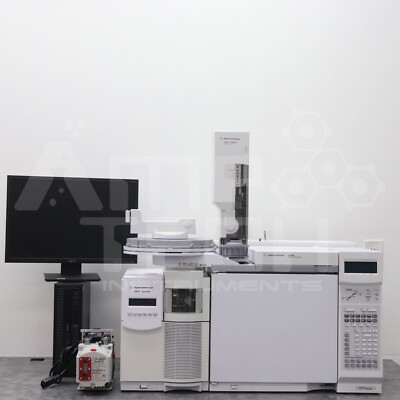 Agilent 6890N GCMS Machine w/ 7683 Autosampler GC MSD 5975 Inert EI/CI ...