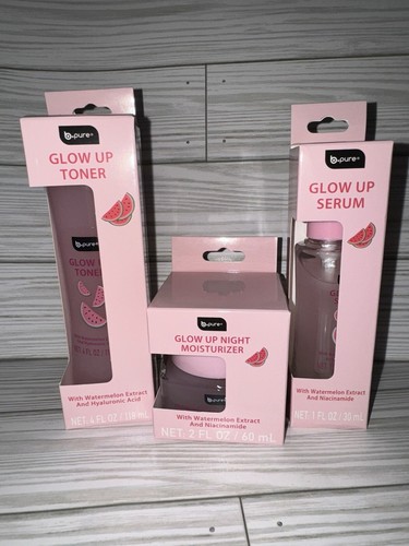 B.Pure Watermelon Glow Up Recipe Toner Serum Moisturizer Set - GLOW ...