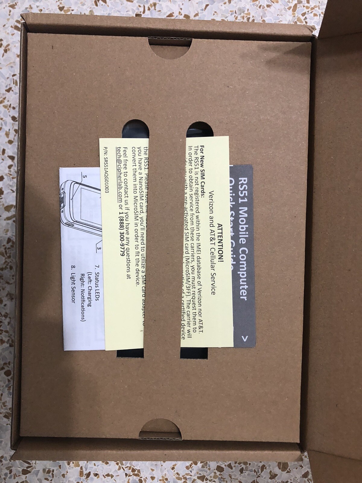 CipherLab RS51 RS51-2D/R Rugged Touch Mobile Computer WITH BATTERY - NO ...