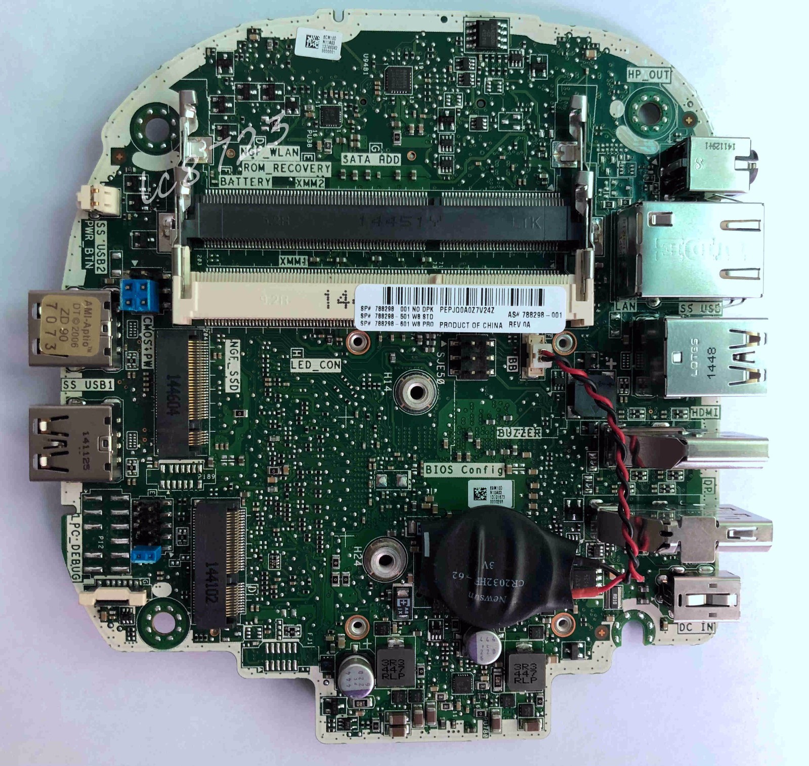 NEW HP MINI 200 300 SERIES 788298-001 788298-501 788298-601 Motherboard ...