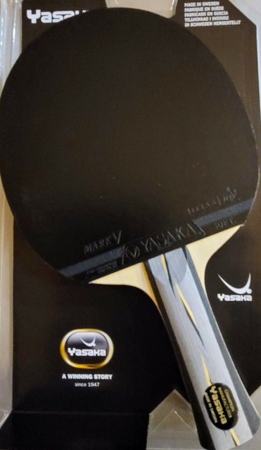Yasaka Mark V Racket Flared Handle (fl) Champion Line for Table Tennis ...