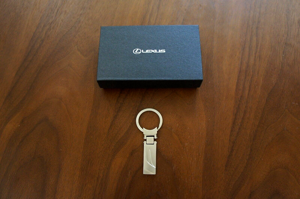 NIB Genuine Lexus F Sport Steel Metal Keychain CT ES LS RX LX NX LC RC ...