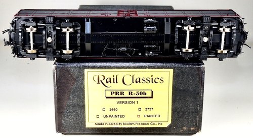 RC HO Scale BRASS PENNSYLVANIA PRR R50b EXPRESS REEFER CAR F/P OB MINT ...