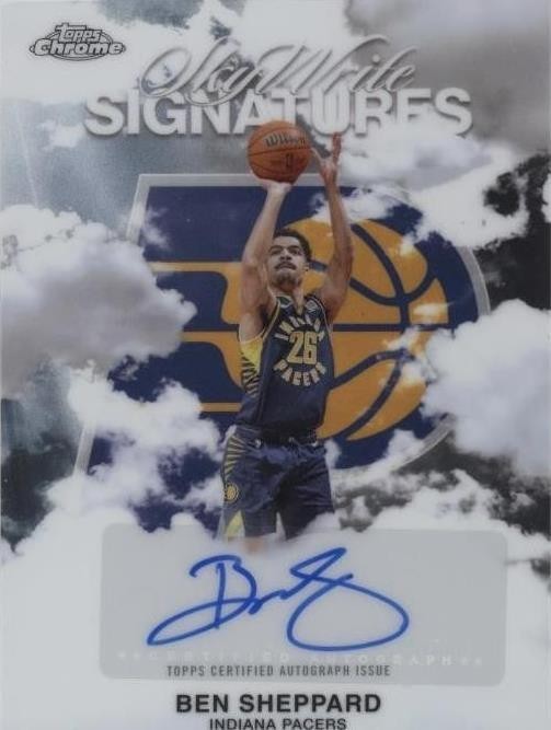 2025-26 Topps Chrome - Sky-Write Signatures Ben Sheppard #SWS-BS (AU ...