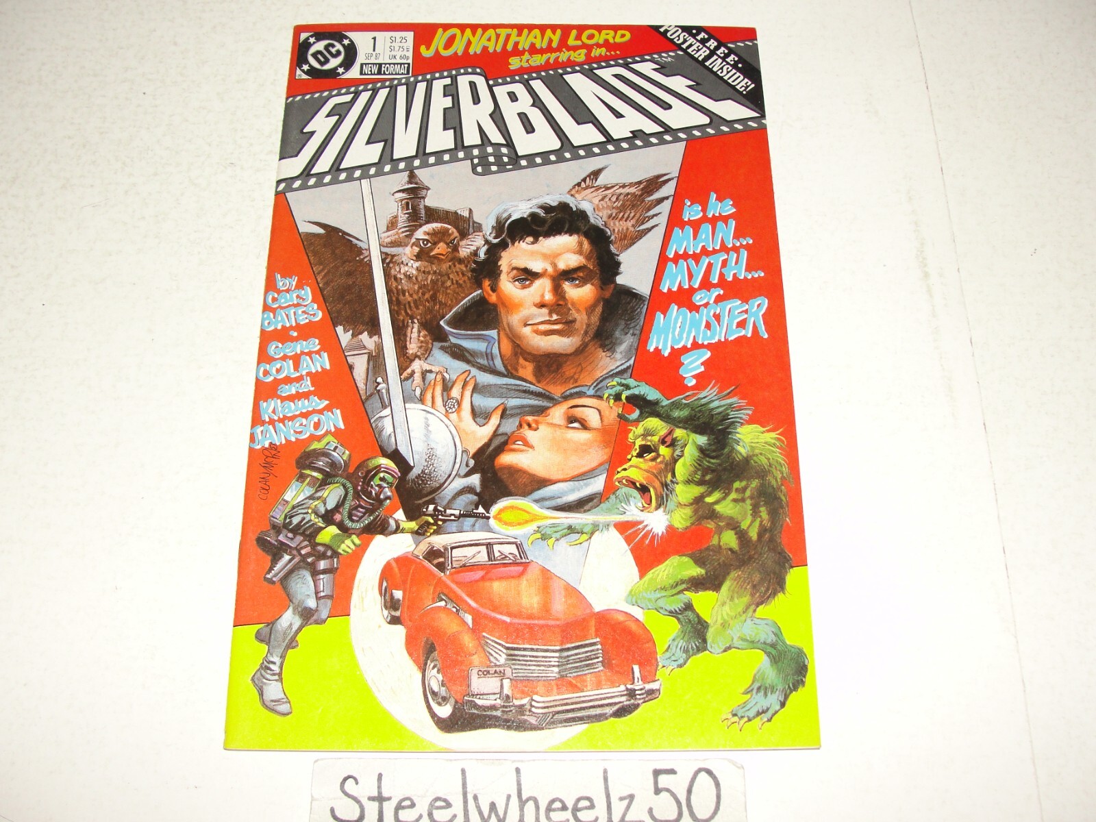 Silverblade #1 Comic DC 1987 Lord Of Sunset Boulevard Cary Bates Gene ...