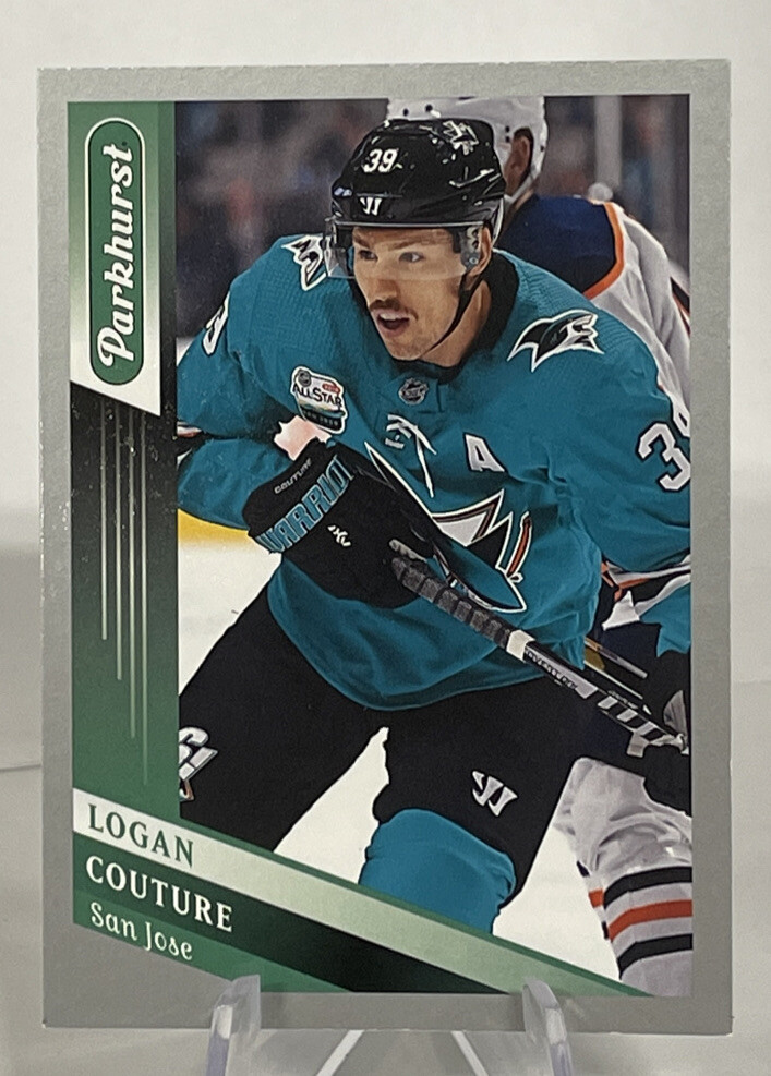 2019-20 PARKHURST SILVER Logan Couture #70 PARALLEL San Jose Sharks Hockey 🔥🏒 | eBay