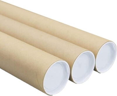 2" x 30" Kraft Mailing Tube & end caps (50/Case) | eBay