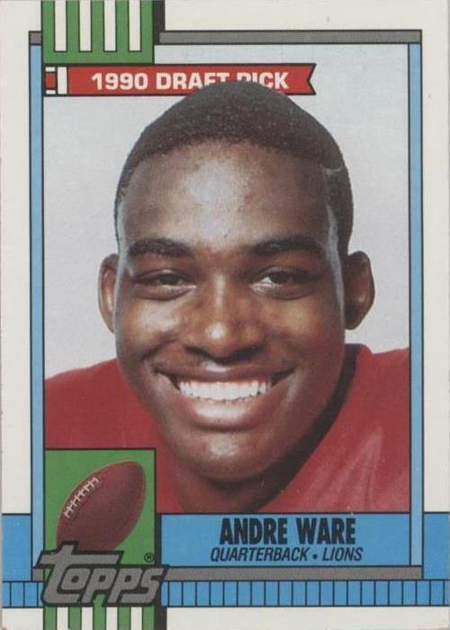 1990 Topps - Andre Ware #349 With Disclaimer (RC) for sale online | eBay