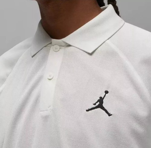 Jordan Polo Shirt Mens Small Tall Off White Black Jumpman Golf Nike Air ...