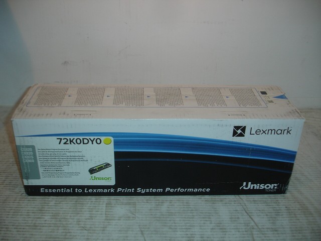 Lexmark 72K0DY0 Yellow Return Program Developer Unit for sale online | eBay