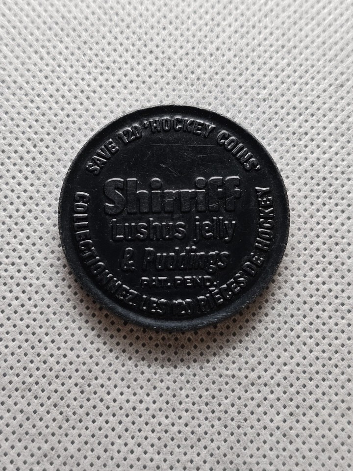 1960-61 Shirriff Salada Foods Hockey Coins #79 Cecil Hoekstra Chicago ...