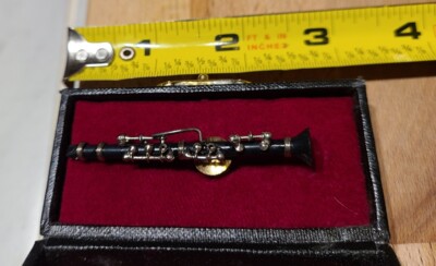 Lot #P1- Realistic Mini Instrument Pin Banjo,Guitar & Clarinet by ...
